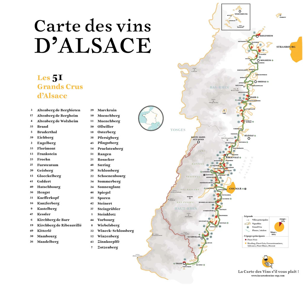 Les meilleurs vins Alsace : lesquels choisir ? On vous dit tout